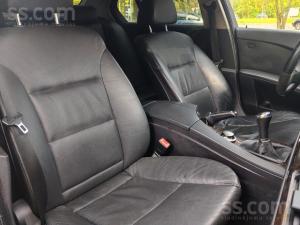 Black BMW 525 2005 in Riga, with an engine capacity of 2.50 L and mileage of 416 thousand km for 3490 €, photo 23 on AUTOMOTO.COM.LV