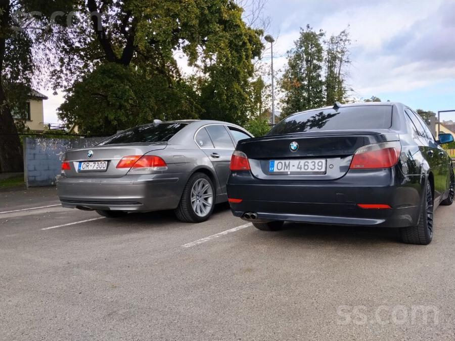 Black BMW 525 2005 in Riga, with an engine capacity of 2.50 L and mileage of 416 thousand km for 3490 €, photo 24 on AUTOMOTO.COM.LV