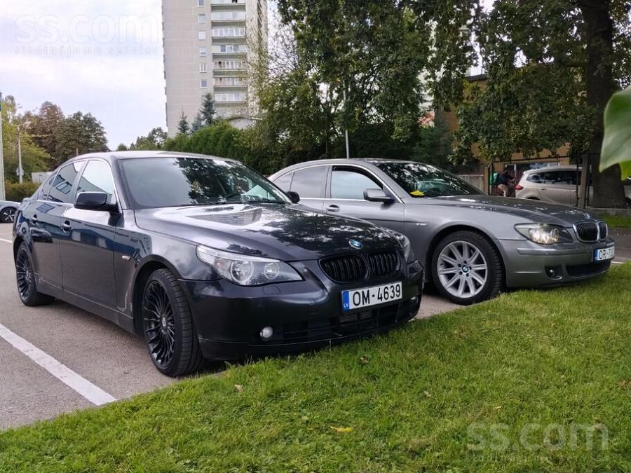 Black BMW 525 2005 in Riga, with an engine capacity of 2.50 L and mileage of 416 thousand km for 3490 €, photo 25 on AUTOMOTO.COM.LV
