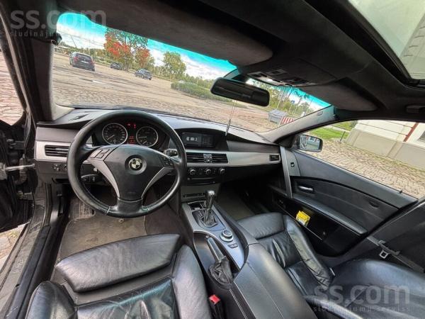 БМВ 525 2005 в Елгава на AUTOMOTO.COM.LV Черный БМВ 525 2005 в Елгава, объемом двигателя 2.50 л и пробегом 471 тыс. км за 3750 €, фото 6 на AUTOMOTO.COM.LV