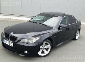 Black BMW 525 2005 in Jekabpils, with an engine capacity of 2.50 L and mileage of 345 thousand km for 5000 €, photo  on AUTOMOTO.COM.LV
