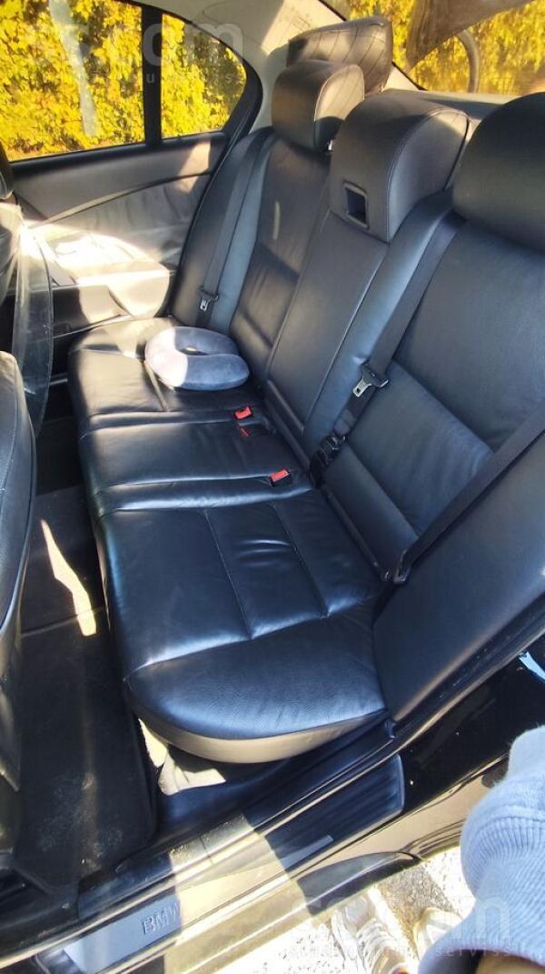 Black BMW 525 2005 in Jekabpils, with an engine capacity of 2.50 L and mileage of 345 thousand km for 5000 €, photo 4 on AUTOMOTO.COM.LV