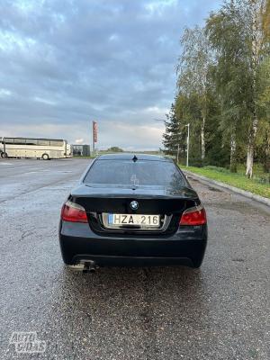 Black BMW 525 2005 in Sakiai, with an engine capacity of 2.50 L and mileage of 404 thousand km for 1600 €, photo 6 on AUTOMOTO.COM.LV