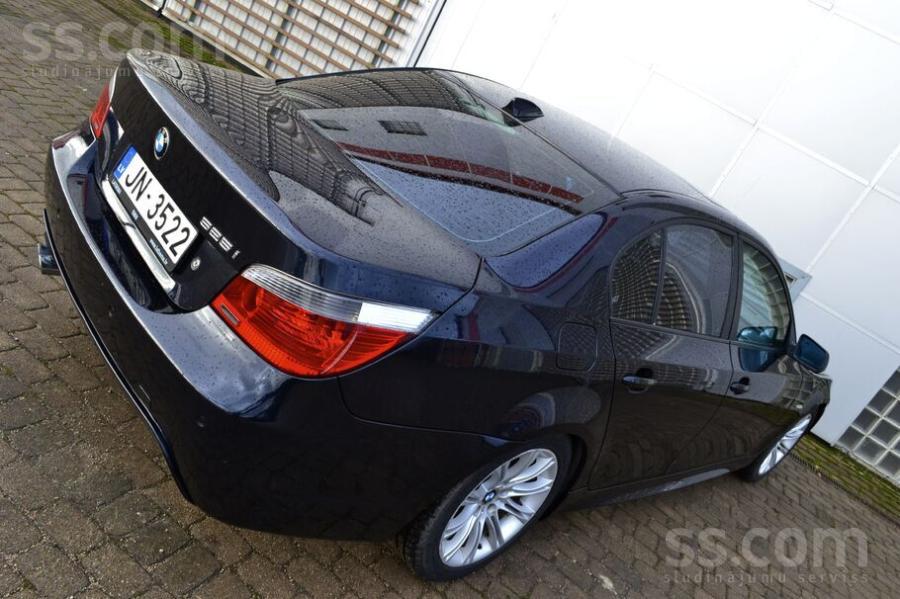 Melns BMW 525 2006 Rīga, ar dzinēja tilpumu 2.50 L un nobraukumu 299 tūkst. km par 4300 €, foto 17 vietnē AUTOMOTO.COM.LV