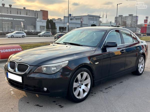 Melns BMW 525 2006 Kauņa, ar dzinēja tilpumu 2.50 L un nobraukumu 300 tūkst. km par 3500 €, foto 1 vietnē AUTOMOTO.COM.LV