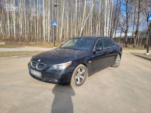Black BMW 525 2006 in Vilnius, with an engine capacity of 2.50 L and mileage of 364 thousand km for 2200 €, photo  on AUTOMOTO.COM.LV