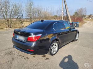 Black BMW 525 2006 in Vilnius, with an engine capacity of 2.50 L and mileage of 364 thousand km for 1900 €, photo 6 on AUTOMOTO.COM.LV
