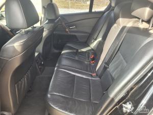Black BMW 525 2006 in Vilnius, with an engine capacity of 2.50 L and mileage of 364 thousand km for 2350 €, photo 12 on AUTOMOTO.COM.LV