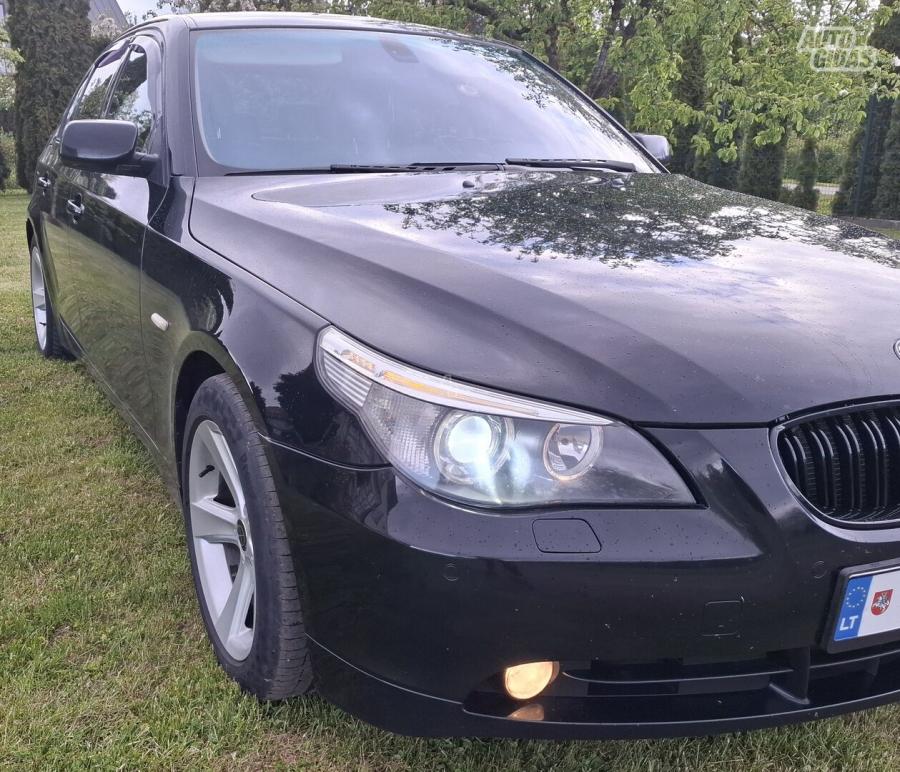 Black BMW 525 2006 in Silale, with an engine capacity of 2.50 L and mileage of 471 thousand km for 3100 €, photo 8 on AUTOMOTO.COM.LV