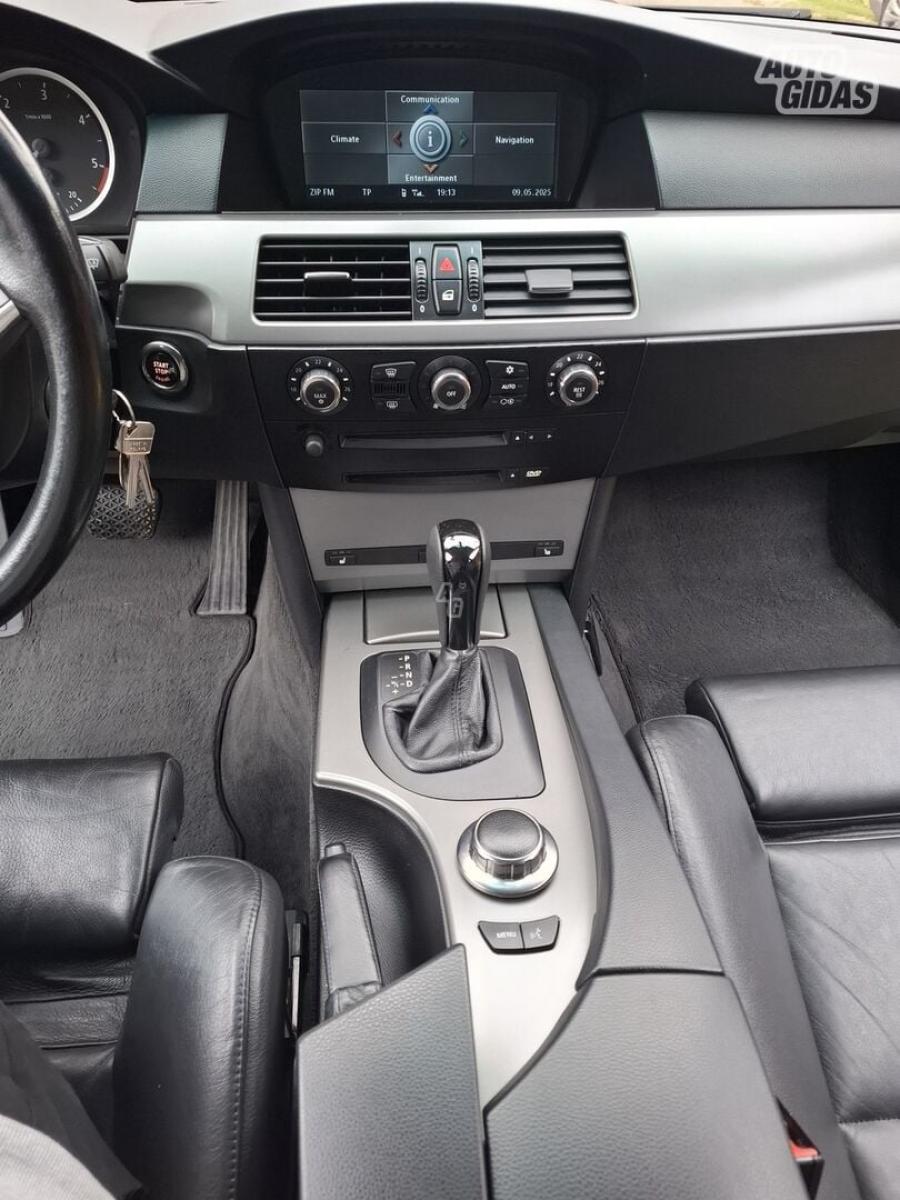 Black BMW 525 2006 in Silale, with an engine capacity of 2.50 L and mileage of 471 thousand km for 3100 €, photo 14 on AUTOMOTO.COM.LV
