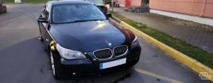 Black BMW 525 2006 in Kaunas, with an engine capacity of 2.50 L and mileage of 267 thousand km for 2900 €, photo 4 on AUTOMOTO.COM.LV