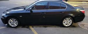 Black BMW 525 2006 in Kaunas, with an engine capacity of 2.50 L and mileage of 267 thousand km for 2900 €, photo 8 on AUTOMOTO.COM.LV