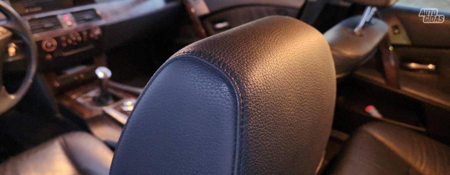 Black BMW 525 2006 in Kaunas, with an engine capacity of 2.50 L and mileage of 267 thousand km for 2900 €, photo 12 on AUTOMOTO.COM.LV