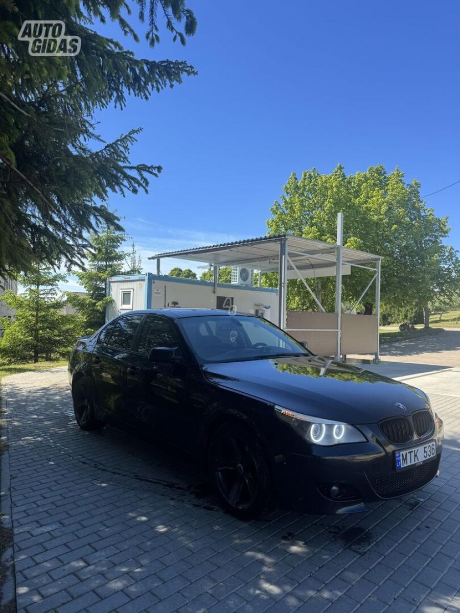 Black BMW 525 2006 in Telschi, with an engine capacity of 2.50 L and mileage of 450 thousand km for 3400 €, photo 5 on AUTOMOTO.COM.LV