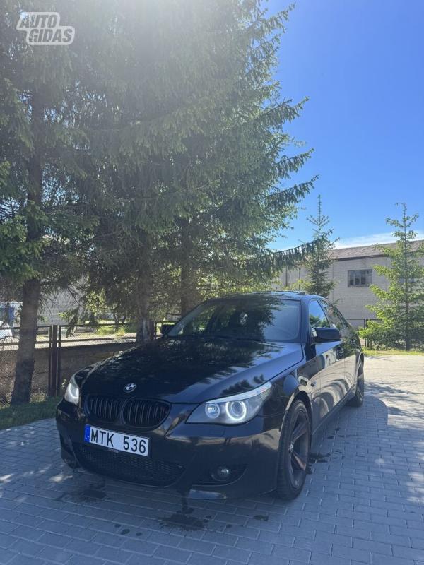 Black BMW 525 2006 in Telschi, with an engine capacity of 2.50 L and mileage of 450 thousand km for 3400 €, photo 7 on AUTOMOTO.COM.LV