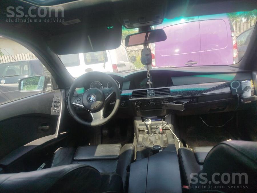 Melns BMW 525 2006 Tukums, ar dzinēja tilpumu 2.50 L un nobraukumu 329 tūkst. km par 3600 €, foto 4 vietnē AUTOMOTO.COM.LV