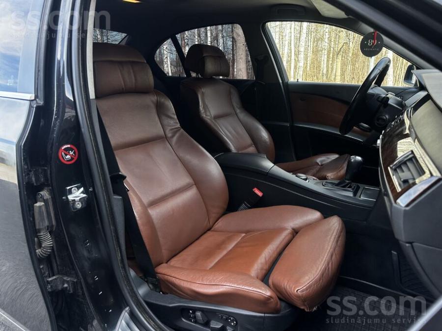 Черный БМВ 525 2006 в Елгава, объемом двигателя 2.50 л и пробегом 324 тыс. км за 3290 €, фото 11 на AUTOMOTO.COM.LV