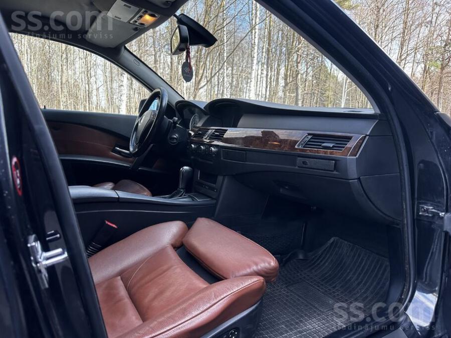 Черный БМВ 525 2006 в Елгава, объемом двигателя 2.50 л и пробегом 324 тыс. км за 3290 €, фото 14 на AUTOMOTO.COM.LV