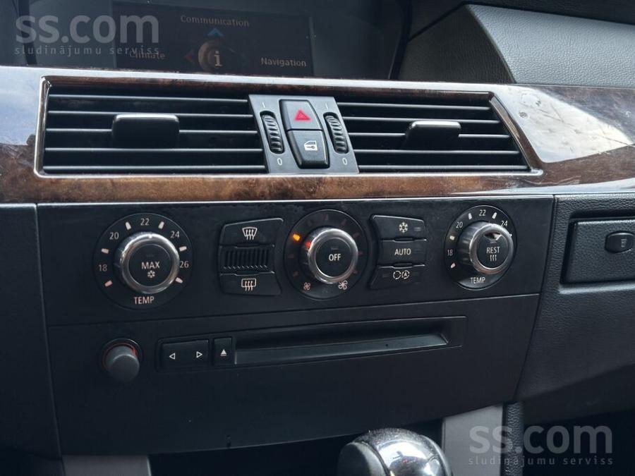 Черный БМВ 525 2006 в Елгава, объемом двигателя 2.50 л и пробегом 324 тыс. км за 3290 €, фото 29 на AUTOMOTO.COM.LV