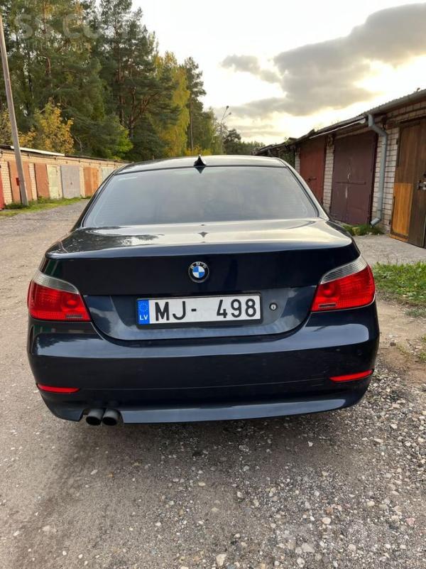 Черный БМВ 525 2006 в Даугавпилс, объемом двигателя 2.50 л и пробегом 302 тыс. км за 4400 €, фото 3 на AUTOMOTO.COM.LV