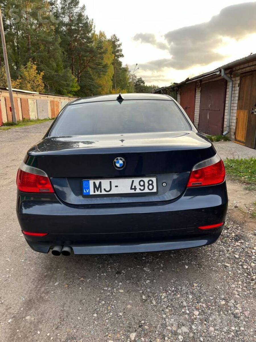 Melns BMW 525 2006 Daugavpils, ar dzinēja tilpumu 2.50 L un nobraukumu 302 tūkst. km par 4400 €, foto 4 vietnē AUTOMOTO.COM.LV