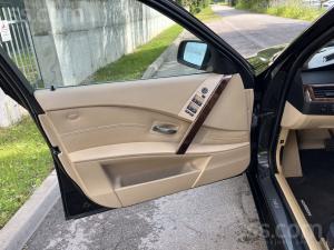 Black BMW 525 2006 in Dobele, with an engine capacity of 2.50 L and mileage of 374 thousand km for 3900 €, photo 16 on AUTOMOTO.COM.LV