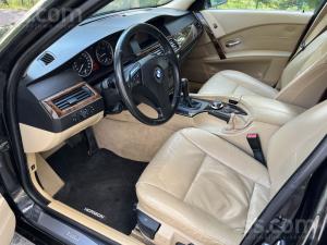 Black BMW 525 2006 in Dobele, with an engine capacity of 2.50 L and mileage of 374 thousand km for 3900 €, photo 17 on AUTOMOTO.COM.LV