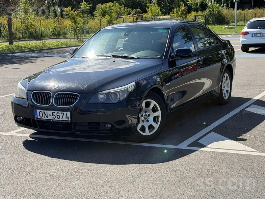 Черный БМВ 525 2006 в Рига, объемом двигателя 2.50 л и пробегом 467 тыс. км за 2775 €, фото 1 на AUTOMOTO.COM.LV