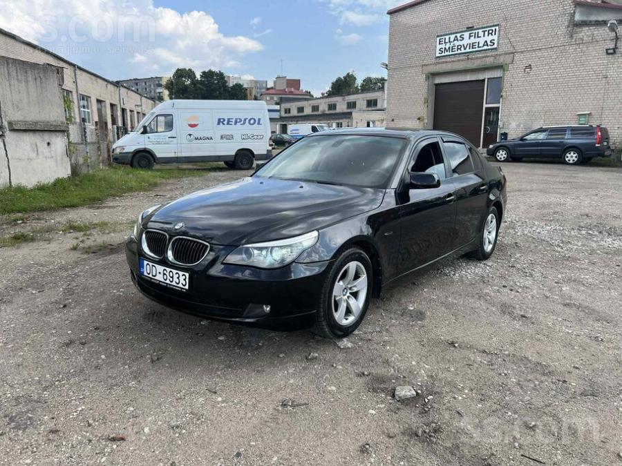 Melns BMW 525 2007 Rēzekne, ar dzinēja tilpumu 3.00 L un nobraukumu 0 tūkst. km par 4250 €, foto 1 vietnē AUTOMOTO.COM.LV