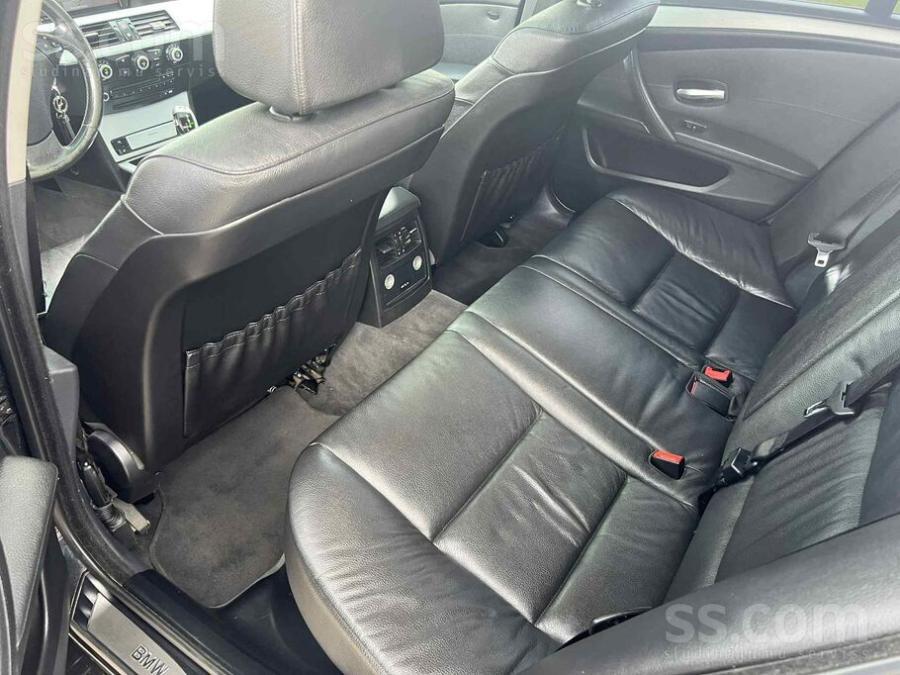 Melns BMW 525 2007 Rēzekne, ar dzinēja tilpumu 3.00 L un nobraukumu 0 tūkst. km par 4250 €, foto 7 vietnē AUTOMOTO.COM.LV