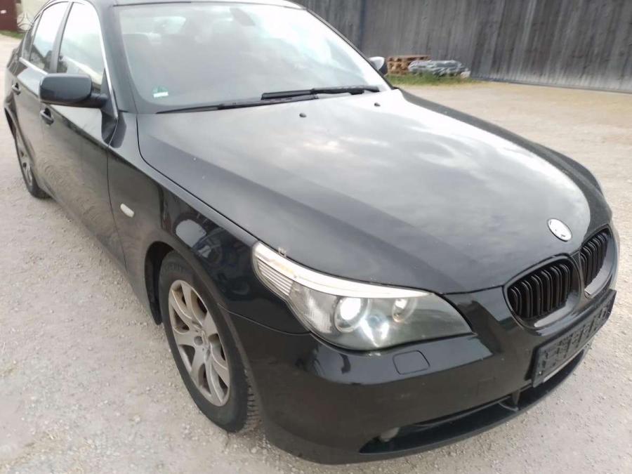 Melns BMW 525 2007 Marijampole, ar dzinēja tilpumu 2.50 L un nobraukumu 260 tūkst. km par 1850 €, foto 1 vietnē AUTOMOTO.COM.LV