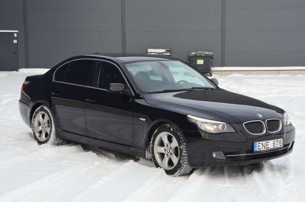 Black BMW 525 2007 in Siauliai, with an engine capacity of 2.99 L and mileage of 320 thousand km for 3800 €, photo 6 on AUTOMOTO.COM.LV
