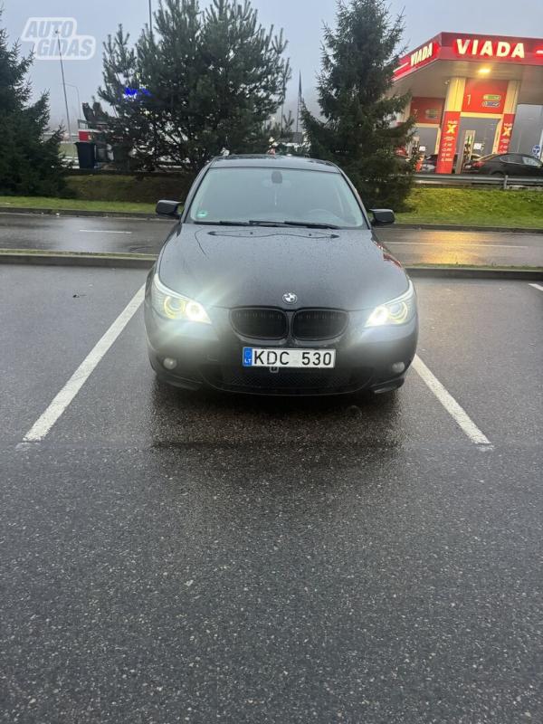 Melns BMW 525 2007 Viļņa, ar dzinēja tilpumu 3.00 L un nobraukumu 440 tūkst. km par 5200 €, foto 1 vietnē AUTOMOTO.COM.LV