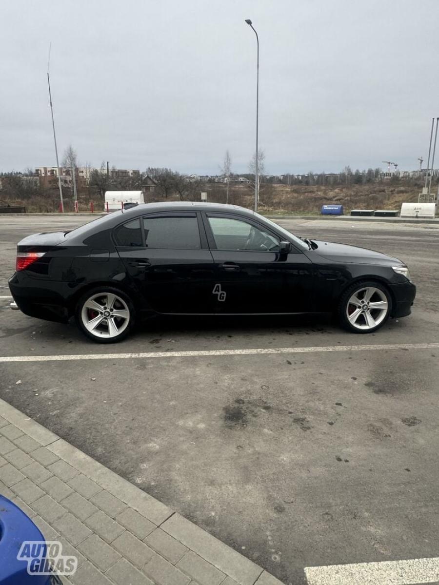 Black BMW 525 2007 in Vilnius, with an engine capacity of 3.00 L and mileage of 440 thousand km for 5200 €, photo 7 on AUTOMOTO.COM.LV