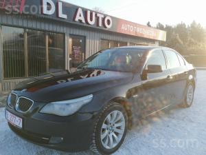 Black BMW 525 2007 in Valmiera, with an engine capacity of 3.00 L and mileage of 384 thousand km for 4750 €, photo  on AUTOMOTO.COM.LV