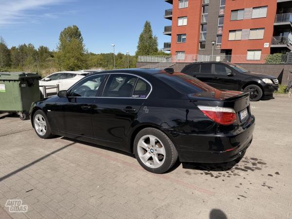 Melns BMW 525 2007 Klaipėda, ar dzinēja tilpumu 3.00 L un nobraukumu 386 tūkst. km par 3400 €, foto 3 vietnē AUTOMOTO.COM.LV