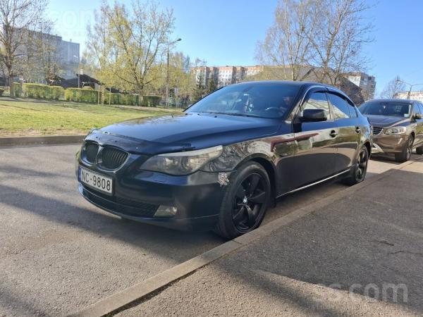 Melns BMW 525 2007 Rīga, ar dzinēja tilpumu 3.00 L un nobraukumu 469 tūkst. km par 2500 €, foto 1 vietnē AUTOMOTO.COM.LV