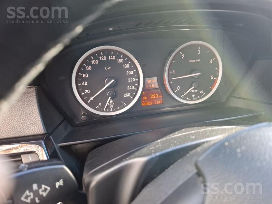 Черный БМВ 525 2007 в Рига, объемом двигателя 3.00 л и пробегом 469 тыс. км за 2500 €, фото 9 на AUTOMOTO.COM.LV