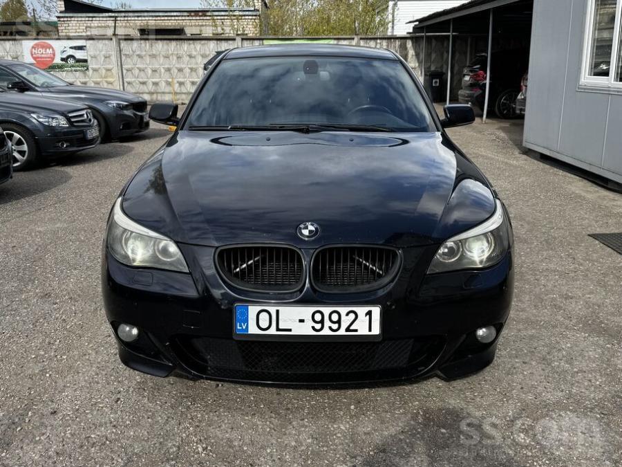Черный БМВ 525 2007 в Даугавпилс, объемом двигателя 2.50 л и пробегом 0 тыс. км за 4490 €, фото 3 на AUTOMOTO.COM.LV