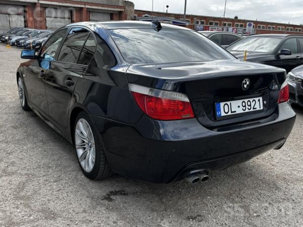 Black BMW 525 2007 in Daugavpils, with an engine capacity of 2.50 L and mileage of 0 thousand km for 4490 €, photo 4 on AUTOMOTO.COM.LV