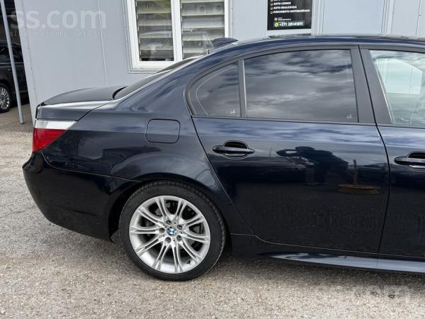 Black BMW 525 2007 in Daugavpils, with an engine capacity of 2.50 L and mileage of 0 thousand km for 4490 €, photo 8 on AUTOMOTO.COM.LV