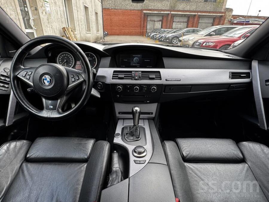 Черный БМВ 525 2007 в Даугавпилс, объемом двигателя 2.50 л и пробегом 0 тыс. км за 4490 €, фото 14 на AUTOMOTO.COM.LV