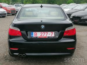 Melns BMW 525 2007 Valmiera, ar dzinēja tilpumu 3.00 L un nobraukumu 384 tūkst. km par 4390 €, foto 9 vietnē AUTOMOTO.COM.LV
