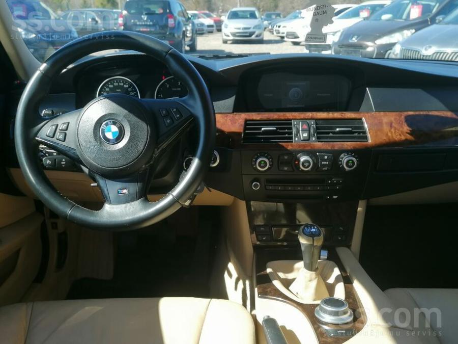 Melns BMW 525 2007 Valmiera, ar dzinēja tilpumu 3.00 L un nobraukumu 384 tūkst. km par 4390 €, foto 16 vietnē AUTOMOTO.COM.LV