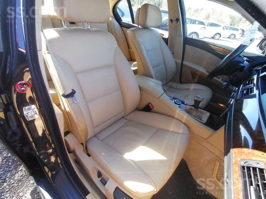 Melns BMW 525 2007 Valmiera, ar dzinēja tilpumu 3.00 L un nobraukumu 384 tūkst. km par 4390 €, foto 24 vietnē AUTOMOTO.COM.LV