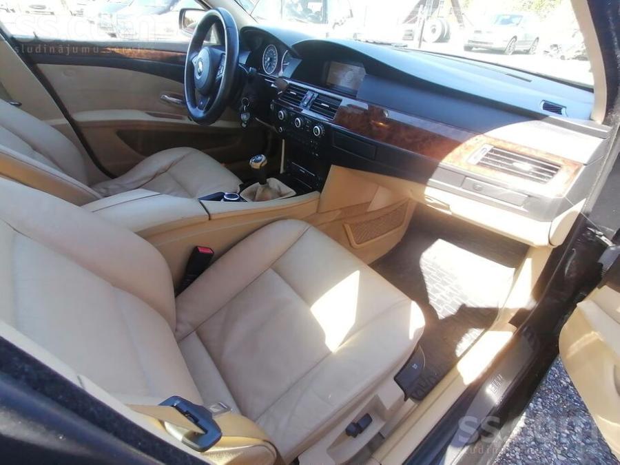 Melns BMW 525 2007 Valmiera, ar dzinēja tilpumu 3.00 L un nobraukumu 384 tūkst. km par 4390 €, foto 27 vietnē AUTOMOTO.COM.LV