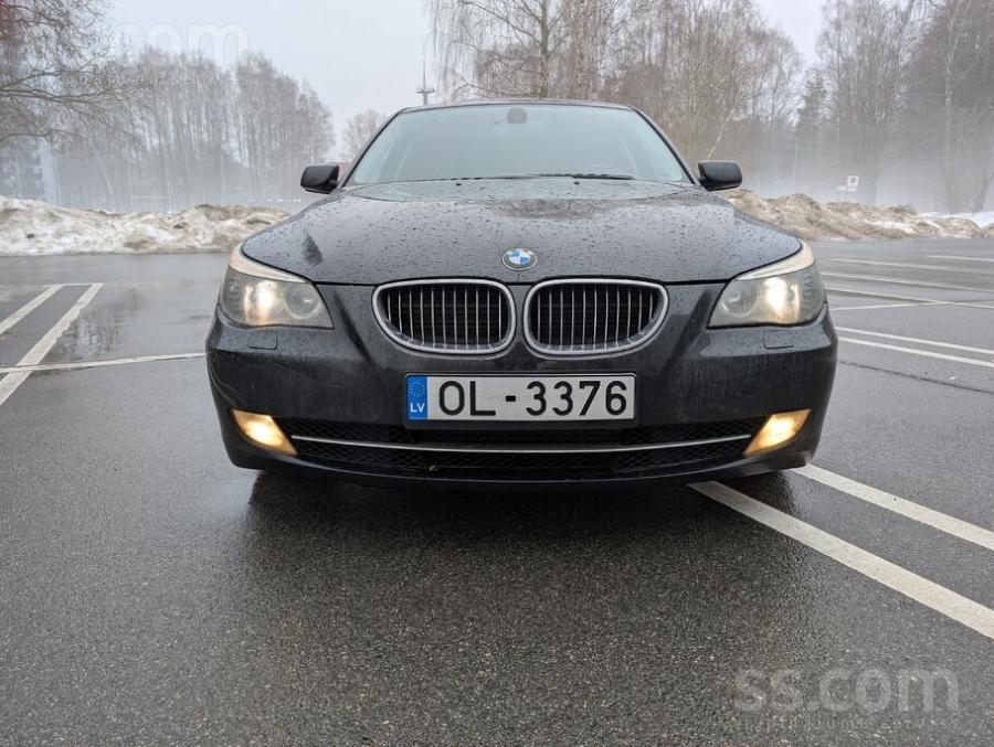 Черный БМВ 525 2007 в Рига, объемом двигателя 3.00 л и пробегом 295 тыс. км за 5250 €, фото 1 на AUTOMOTO.COM.LV