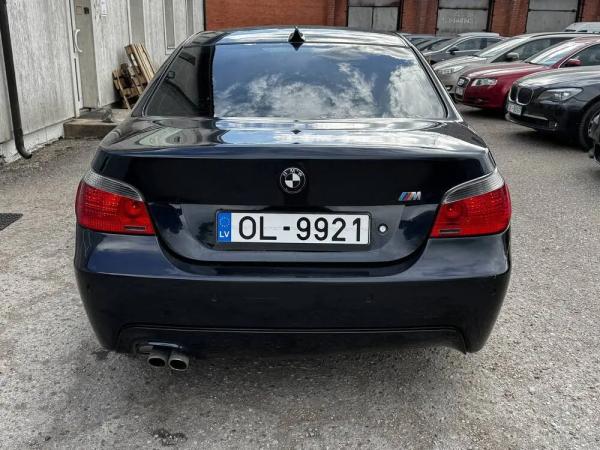 Black BMW 525 2007 in Daugavpils, with an engine capacity of 2.50 L and mileage of 333 thousand km for 4490 €, photo 5 on AUTOMOTO.COM.LV