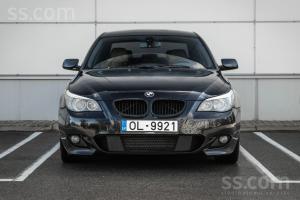 Black BMW 525 2007 in Riga, with an engine capacity of 2.50 L and mileage of 334 thousand km for 5990 €, photo 3 on AUTOMOTO.COM.LV