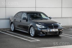 Black BMW 525 2007 in Riga, with an engine capacity of 2.50 L and mileage of 334 thousand km for 5990 €, photo 4 on AUTOMOTO.COM.LV